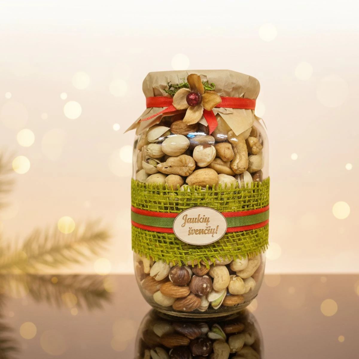 Riešutinis stiklainis Royal 600 g | Vai Nai